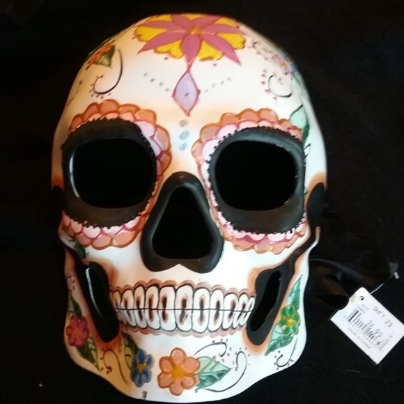 Other | Mexican Calavera Sugar Skull Mask Handpainted | Poshmark